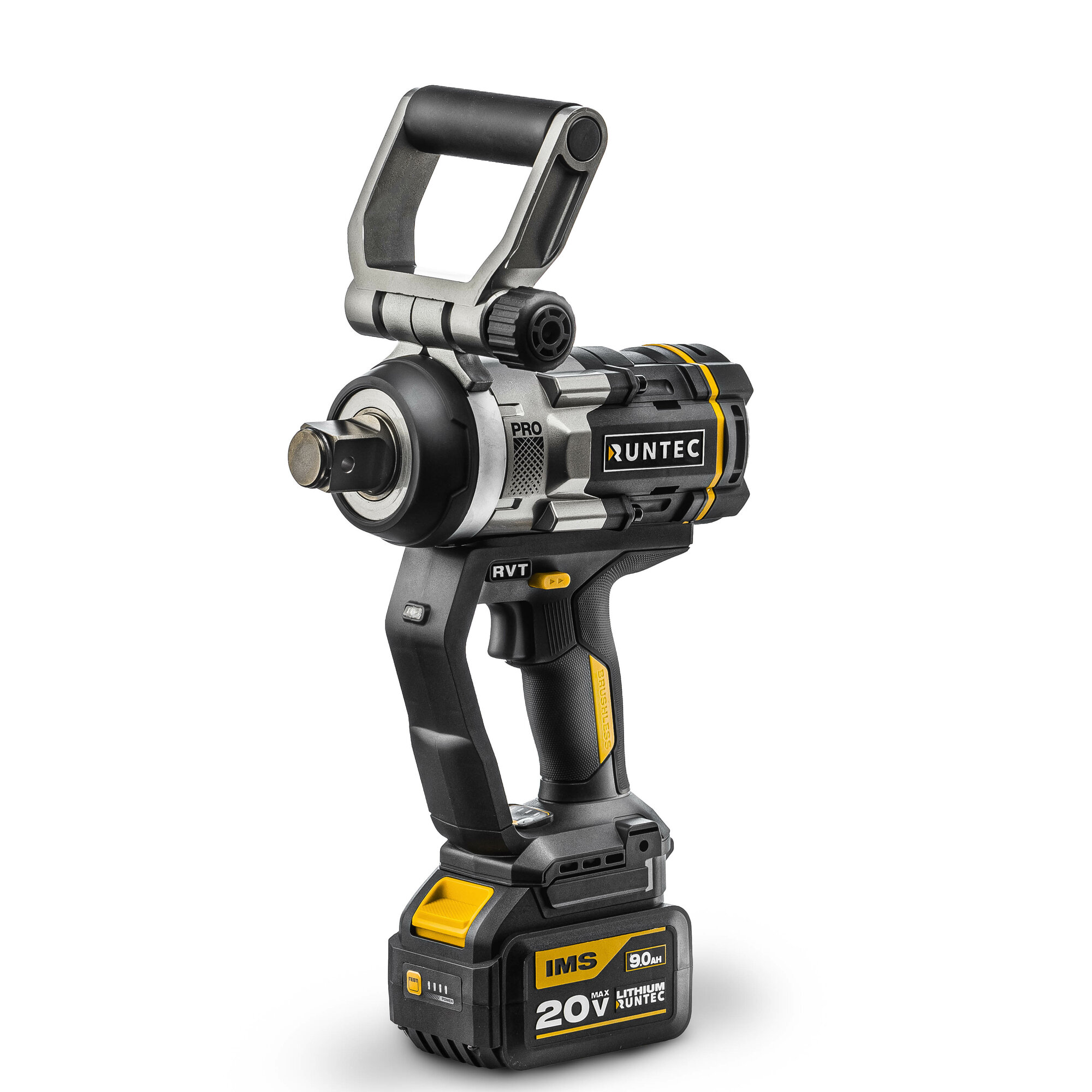 RUNTEC RT-IW2101 Гайковерт ударный аккумуляторный RUNTEC PRO 1", 20В, 2*9Ач, 2300Нм