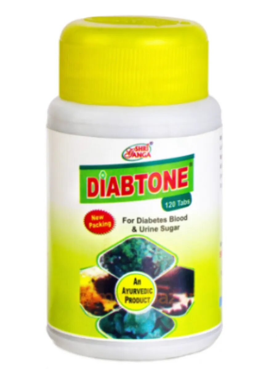 Диабтон Шри Ганга - сахарный диабет, 120 табл