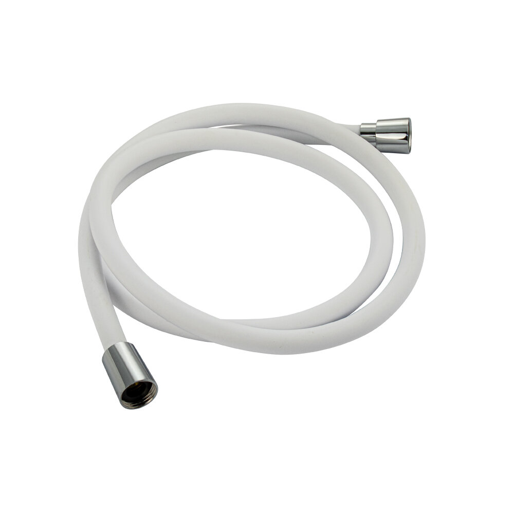 Шланг для душа санакс 3799 белый из ПВХ матовый в блистере 150 см