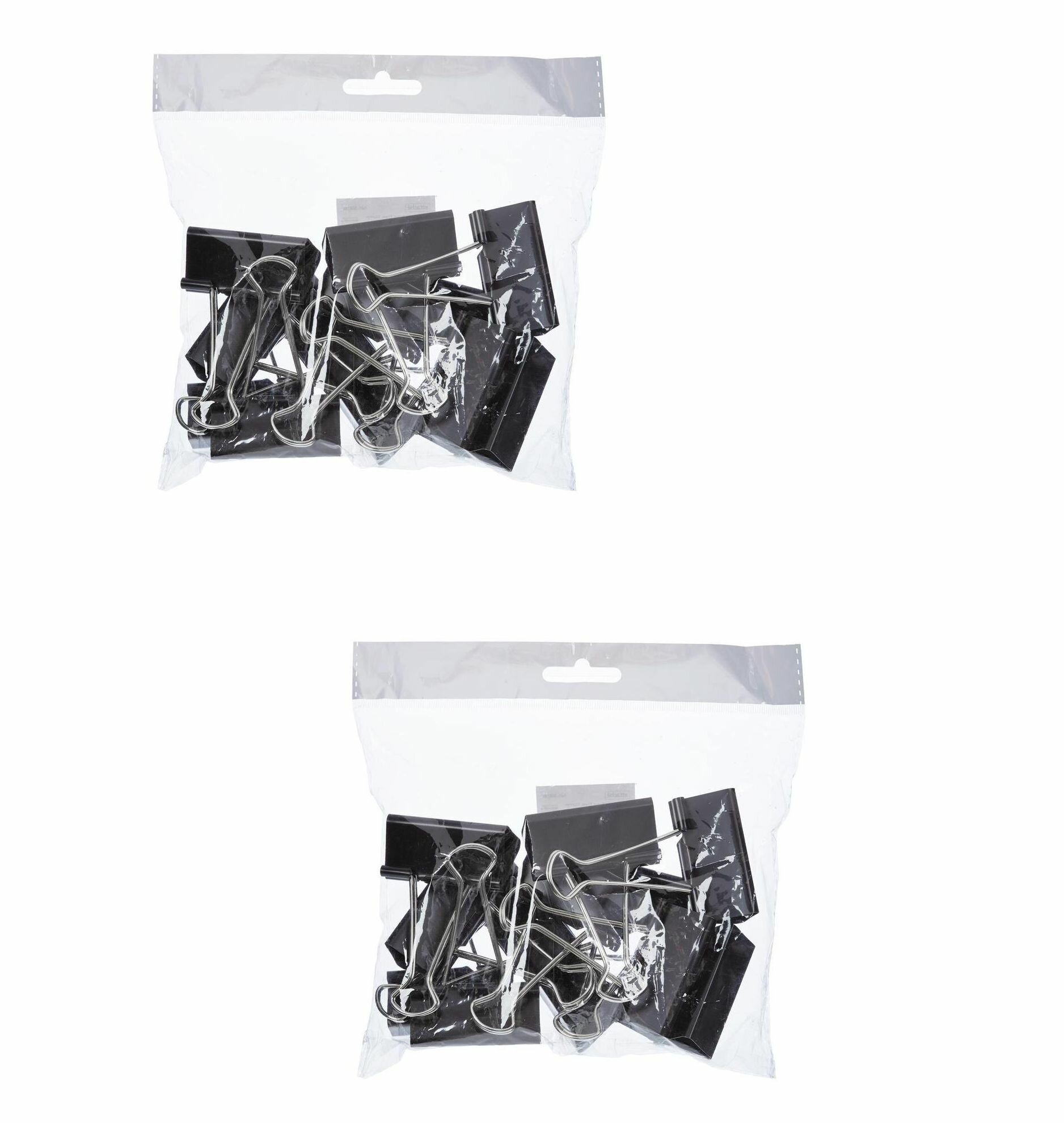 Attache Зажимы для бумаг, 51мм, 12 штук в упаковке, 2 уп