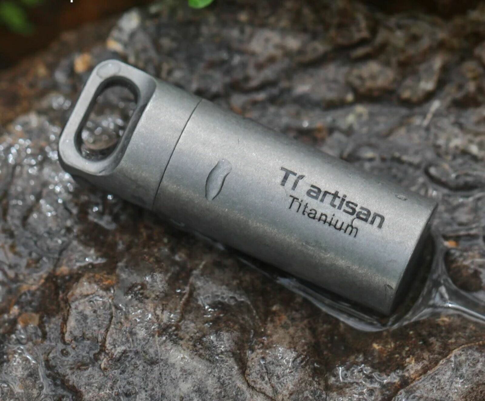 Таблетница большая титановая Ti Artisan, EDC контейнер для таблеток, L, 24г