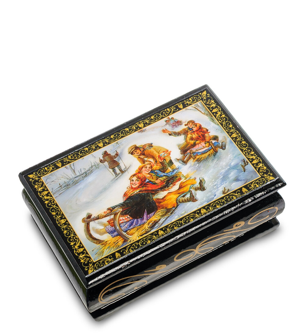 Шкатулка в технике декупаж (6х9х4)