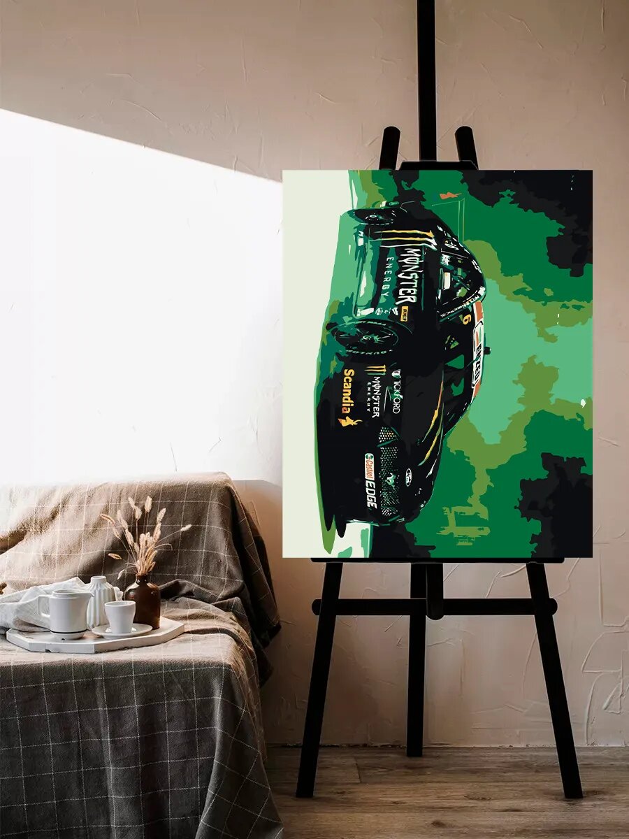 Картина по номерам Автомобиль Форд Дрифт Спорт Монстер