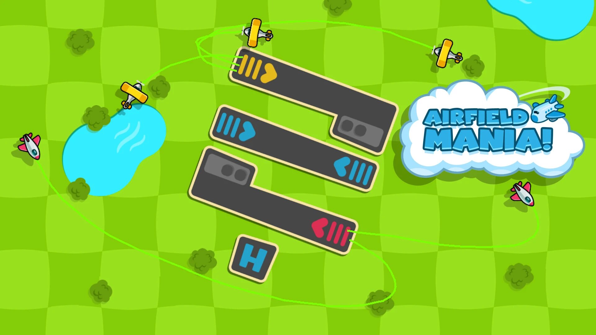 Игра Airfield Mania для Nintendo Switch - Цифровая версия, США