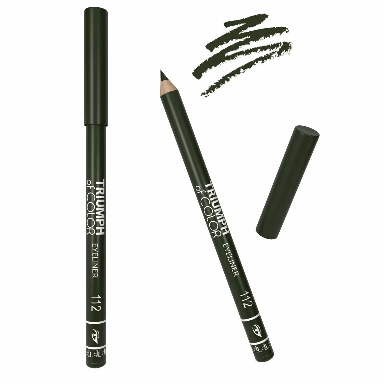 Карандаш для глаз TF Cosmetics "Triumph of Color", тон 112, Smoky Green