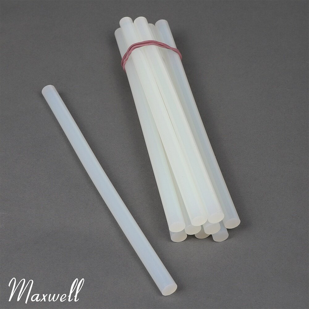 Клей для клеевого пистолета Maxwell прозрачный, Glue, d 11,2 мм, L 210 мм, 1кг (TBYd11.2L210)