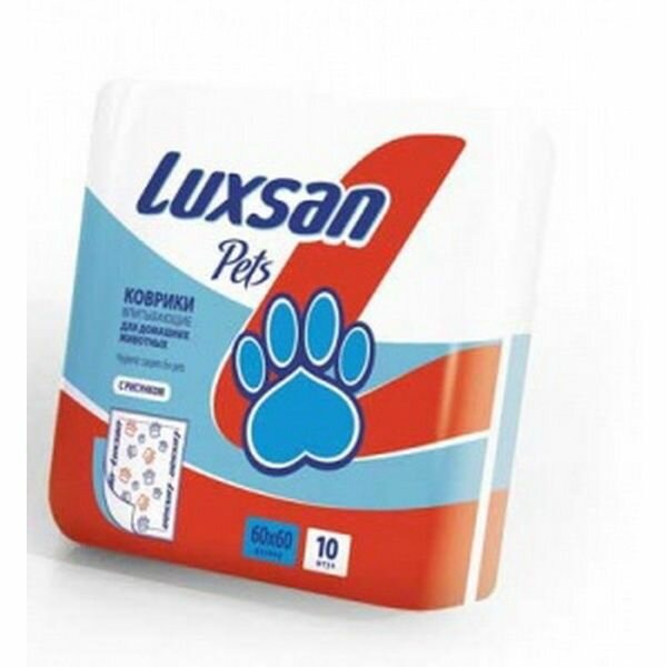 Пеленки для питомцев Luxsan Pets "Premium", 60х90 см, 10 шт