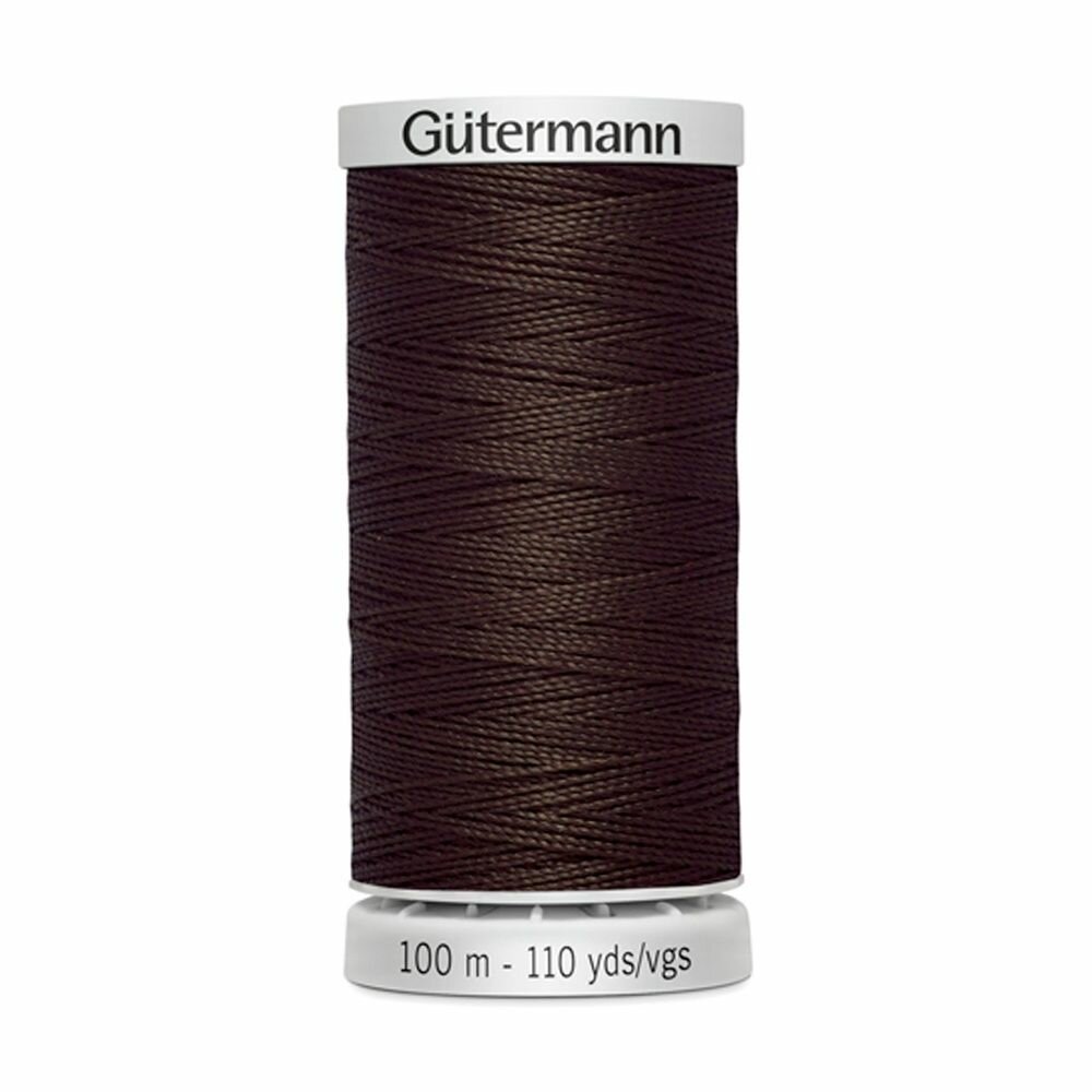 Швейные нитки Gutermann 40/100 м суперкрепкая, 100% полиэстер, цвет 696 темный шоколад, 5 шт (5)