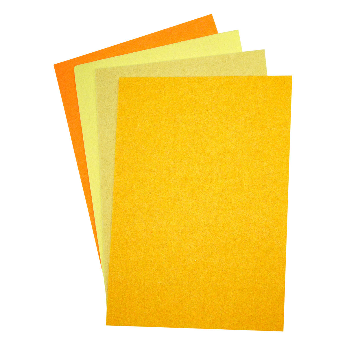 Фетр листовой жесткий ассорти №2, 3.0мм, 20х30см, 4шт/упак Astra&Craft