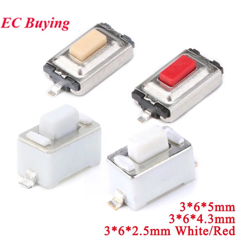 Тактовые выключатели EC Buying SMD
