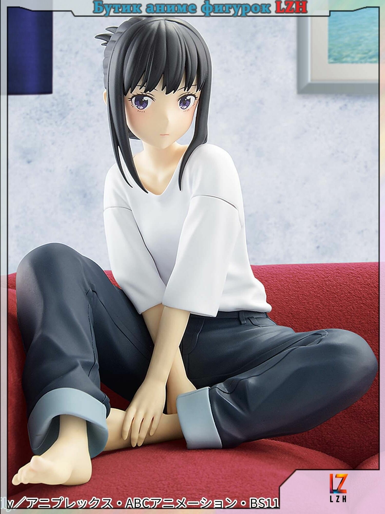 Аниме Фигурка BANDAI Banpresto Спокойное время Такина Иноуэ(Inoue Takina)Ликорис Рикоил(Lycoris Recoil)11cм