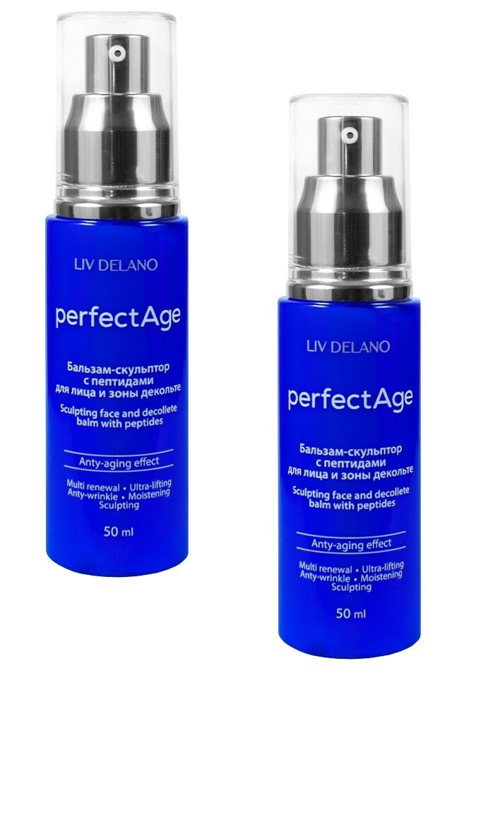 Бальзам-Скульптор Liv Delano Perfect Age с пептидами для лица и зоны декольте, 50 мл , шт