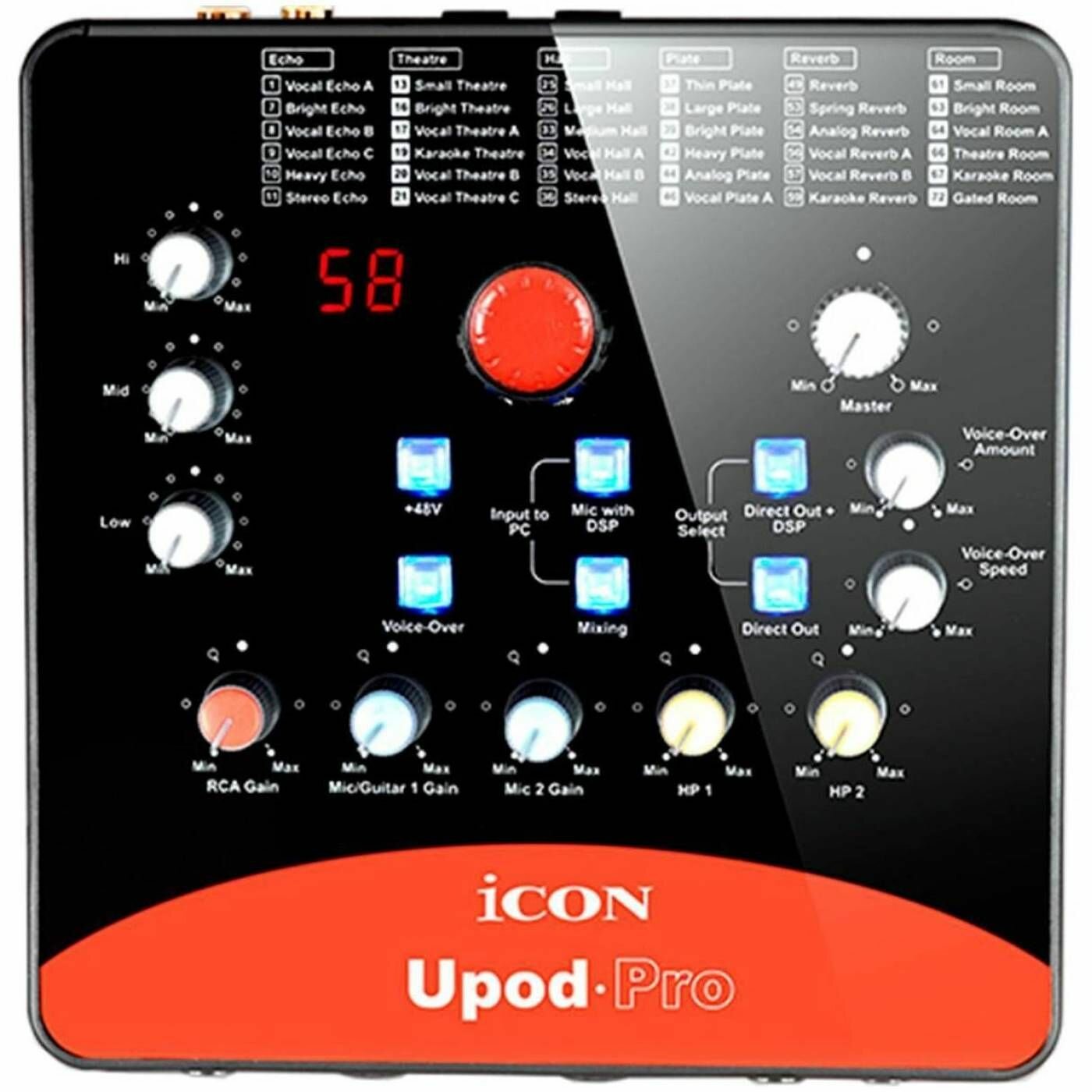 Аудиоинтерфейс ICON Upod Pro портативный
