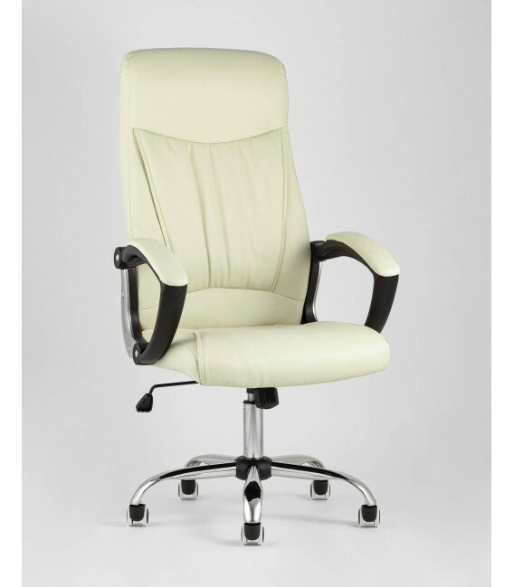 Кресло руководителя Тренто бежевое