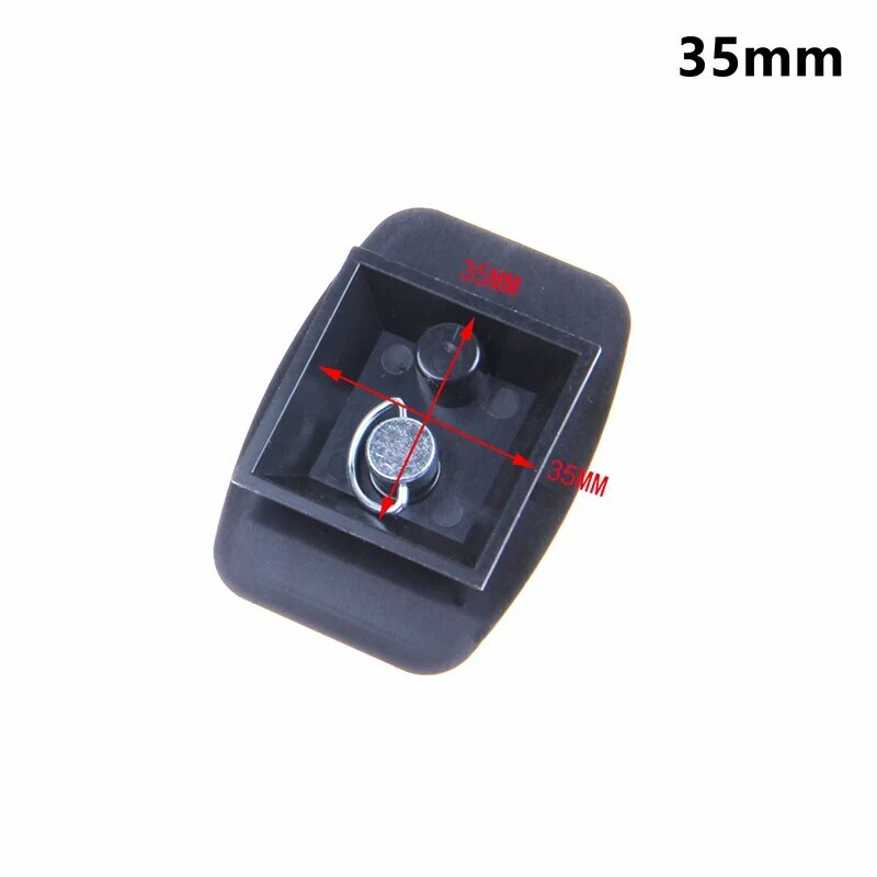 Пластиковая быстросъемная площадка 3.5CM black
