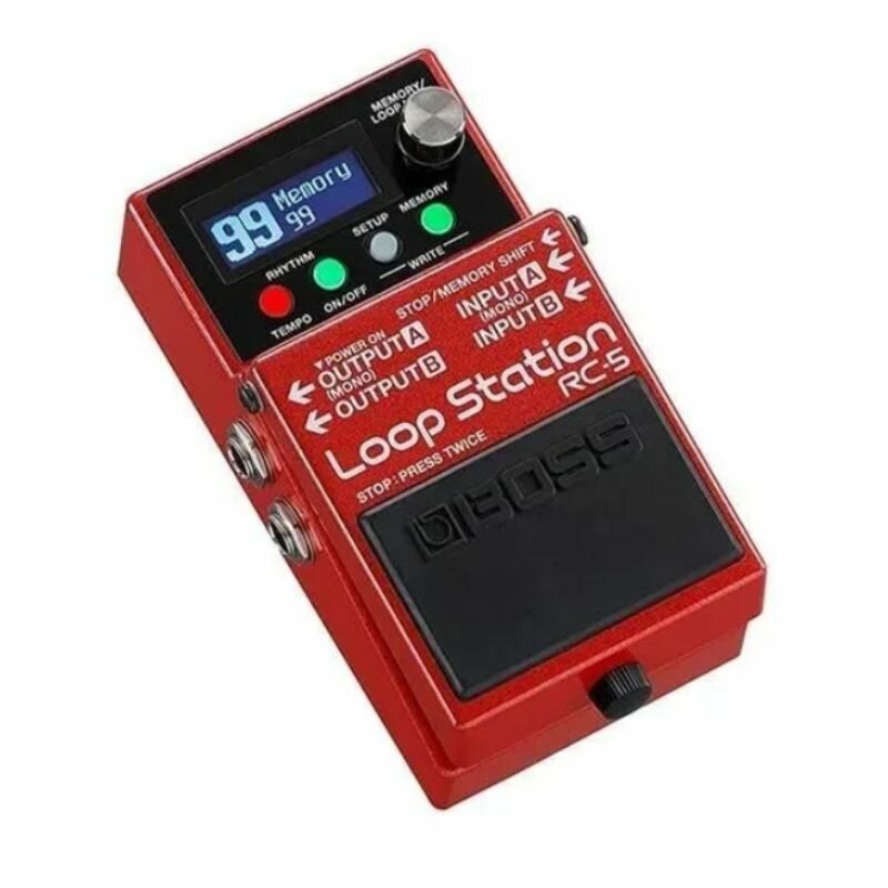 Компактная педаль для записи фраз на кольцевой станции BOSS RC-5