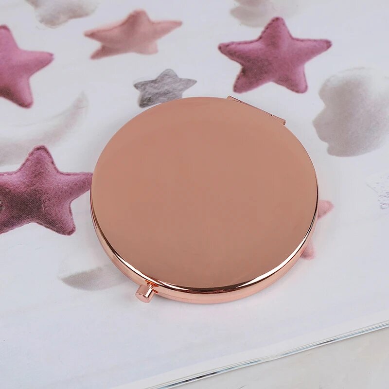 YOVIP компактное складное зеркало с увеличением Rose Gold