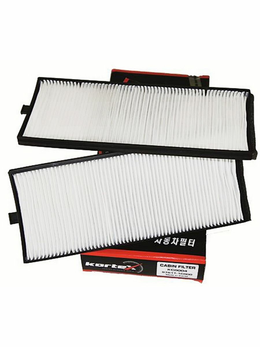 Фильтр салонный Kortex KC0004 для Hyundai Accent, Getz (2 штуки)