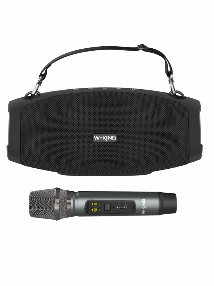 Портативная колонка W-King X10+ (One mic) (черный)