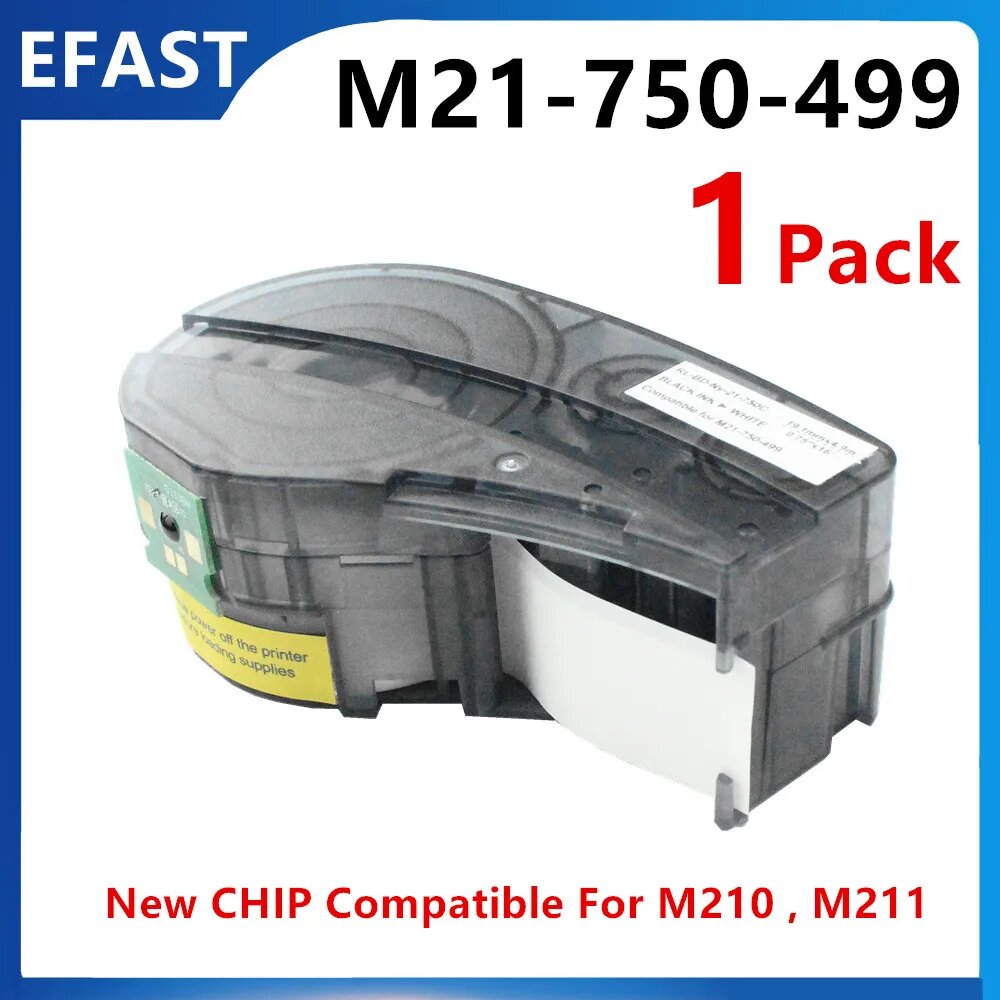 Лента для этикеток ZHXINYUE M21-750-499 для принтеров Brady M210, M211, M210-LAB 1 Pack 750 499