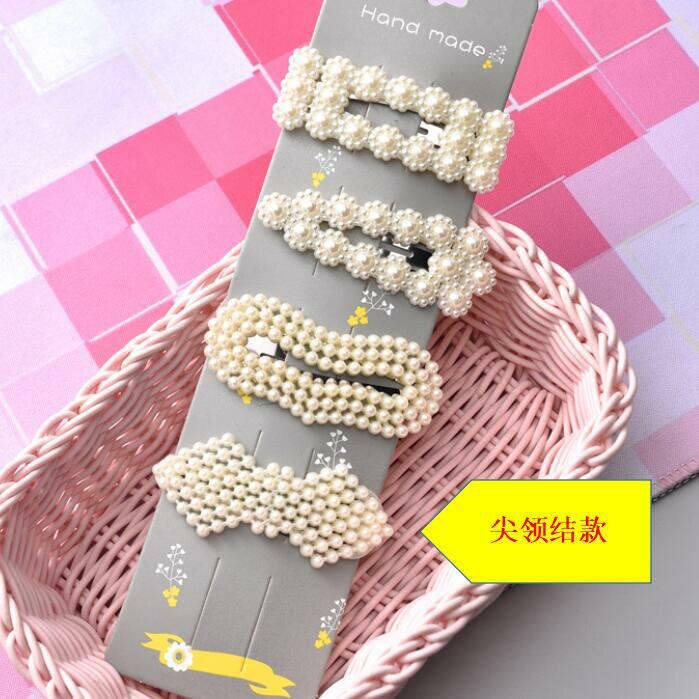 Заколка для волос "Новая жемчужная", в стиле знаменитостей