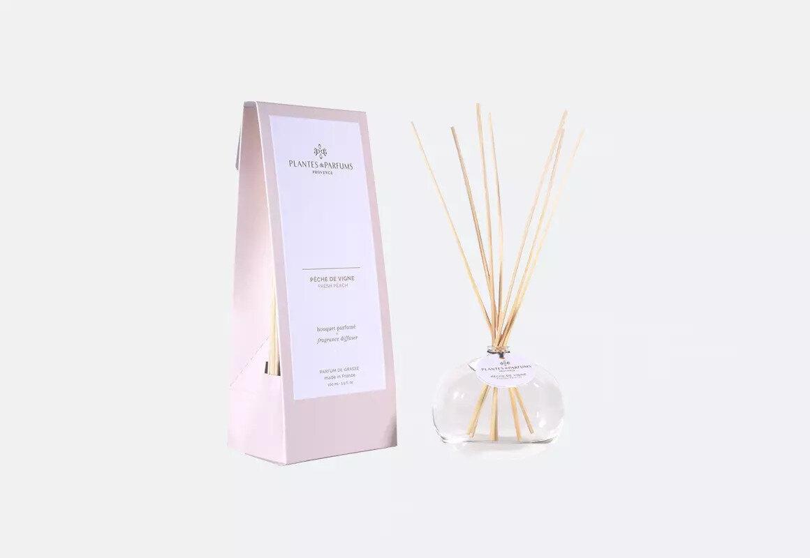 Аромадиффузор Солнечный персик 100мл Plantes et Parfums Provence