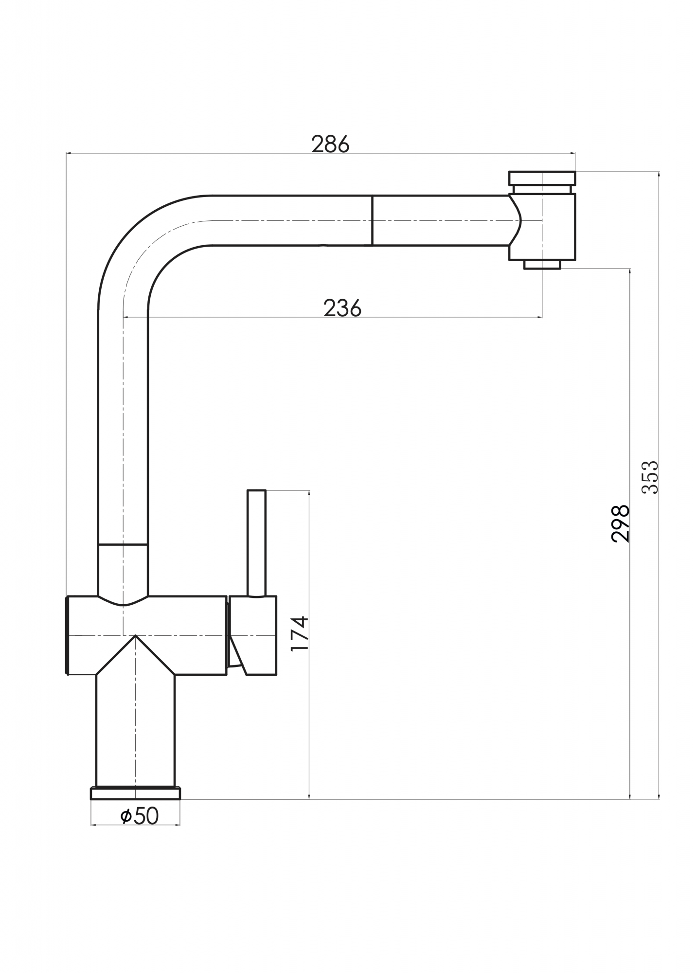 Смеситель Florentina палермо черный 317.08H.1223.102