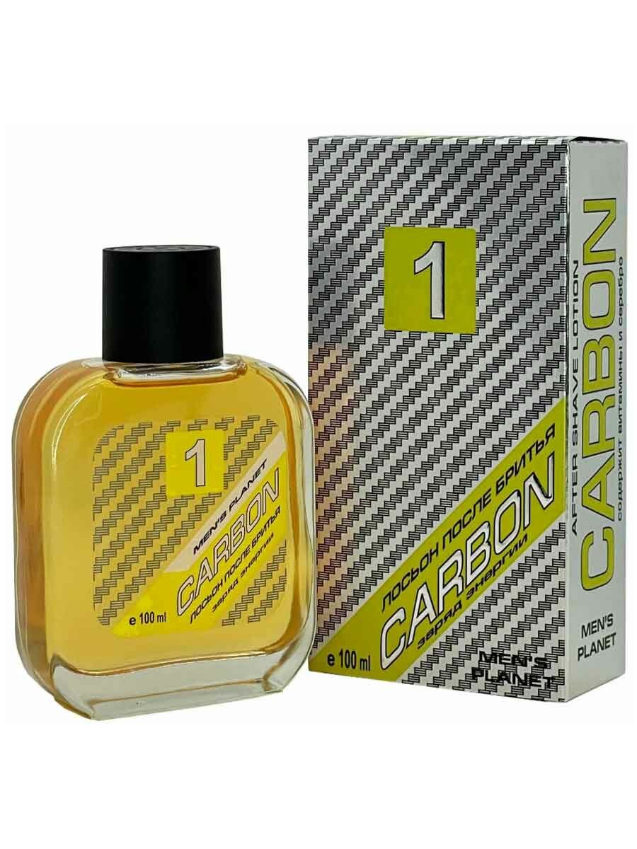 Festiva Лосьон после бритья Men's Planet Carbon 1 заряд энергии, 100 мл