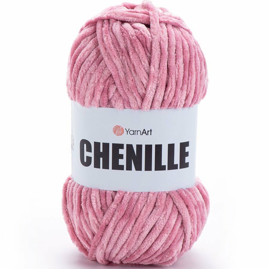 Пряжа Yarnart CHENILLE 569 розовый (5 мотков)