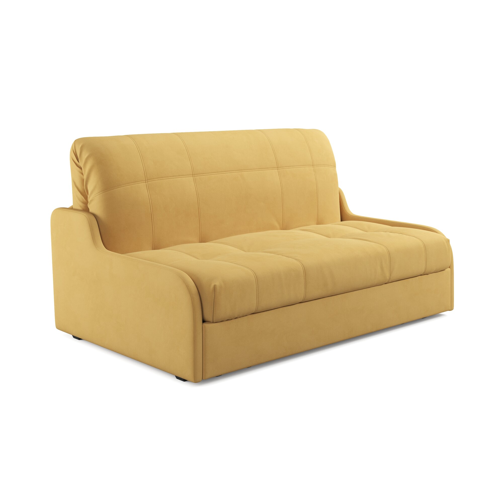 Диван кровать, аккордеон на металлическом каркасе, велюр