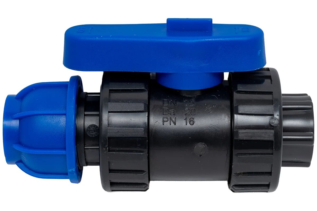 Millennium компрессионный шаровой кран ПНД 20-1/2 с внутренней резьбой PN16 PFKF2012