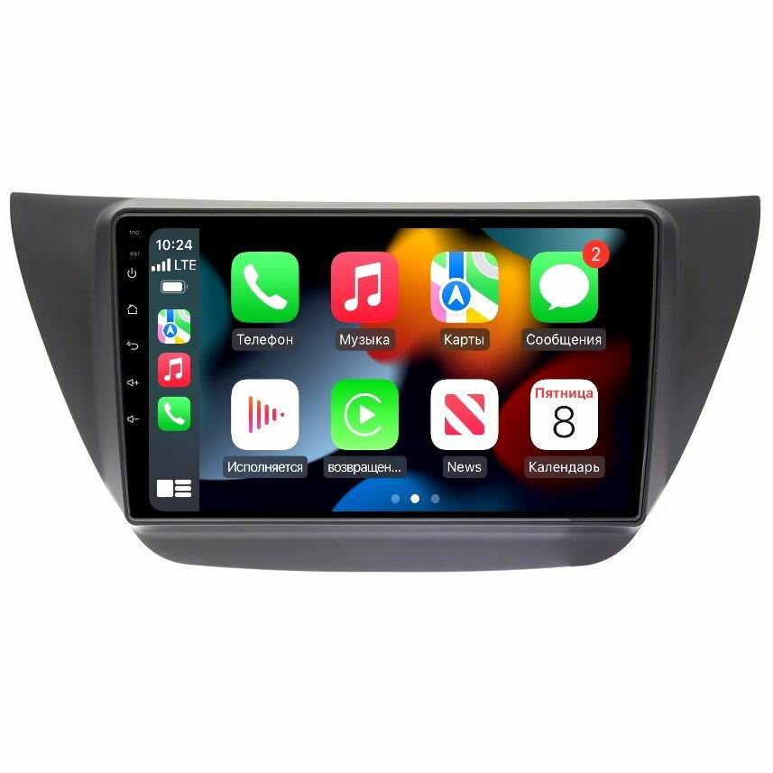 Магнитола CRS-300 Митсубиши Лансер 9 Mitsubishi Lancer 2000-2010 с Android 14 - 6+128Gb память - Carplay - DSP - Кулер
