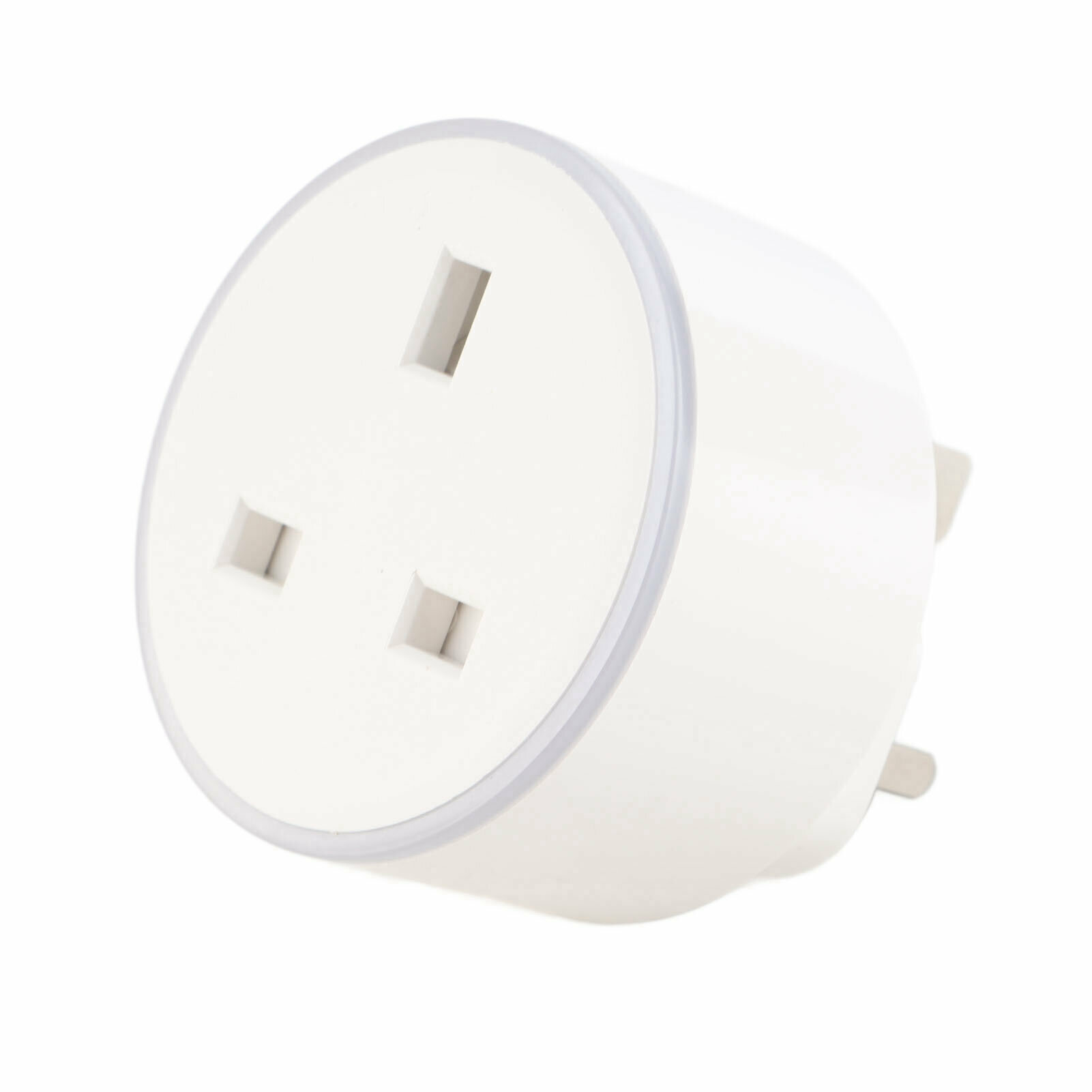 Миниатюрная светодиодная умная розетка с Wi-Fi, RGB-подсветкой, диммированием, таймером и дистанционным управлением для мобильного телефона.