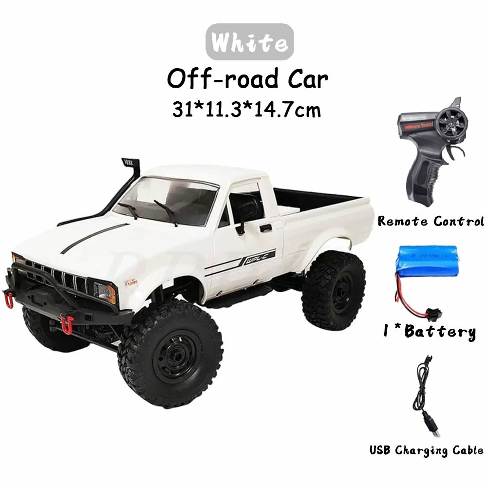 Полномасштабное обновление WPL C24 C24-1 1:16 RC CAR 4WD Радиоуправление Внедорожник RTR KIT Rock Crawler Электрический багги Moving hine
