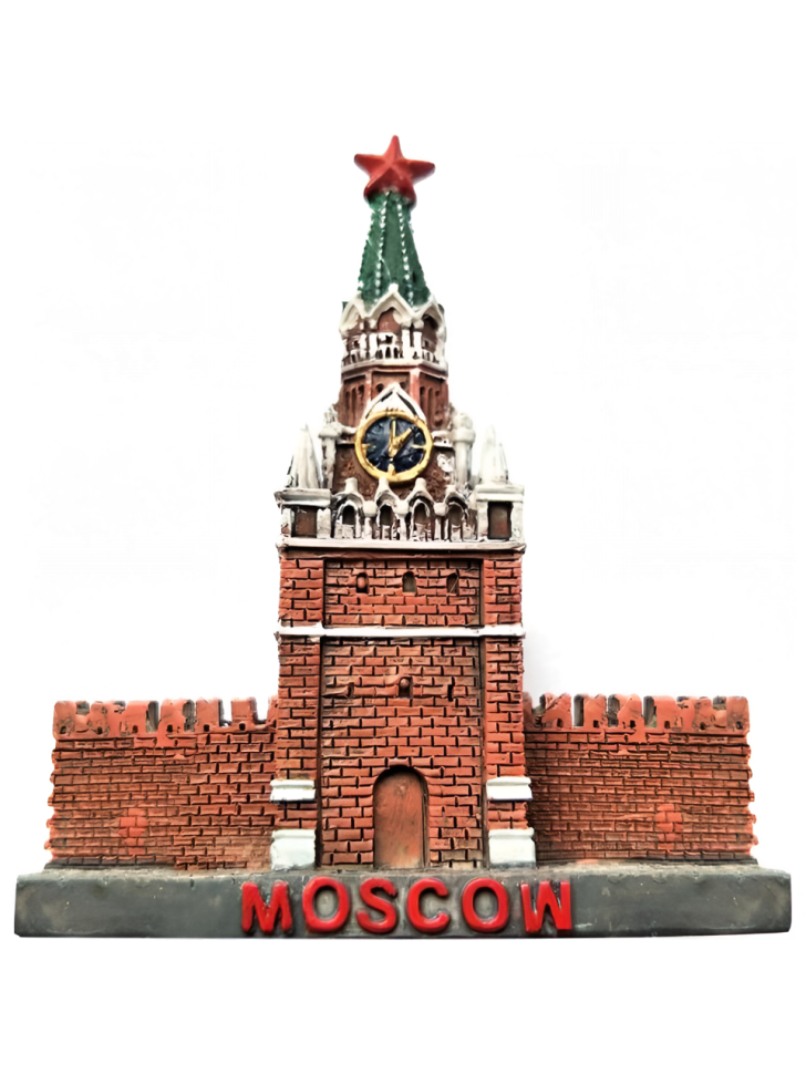 Фигурка сувенирная из полистоуна "Кремлевская башня" (9 см)