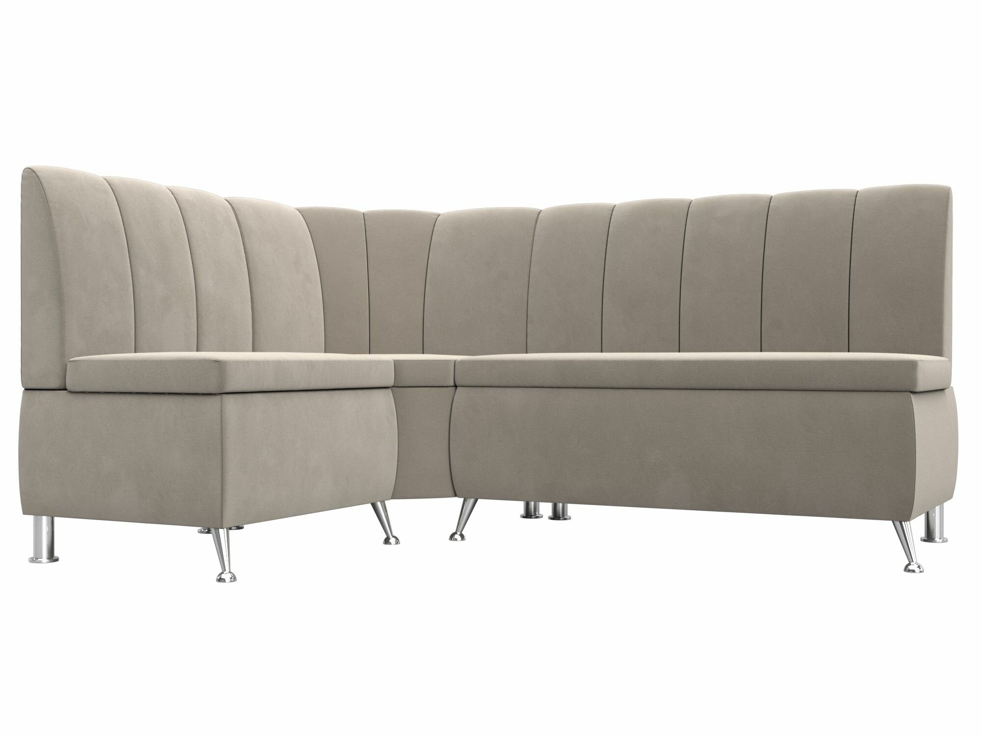 Диван кухонный угловой Кантри левый угол, микровельвет, Хит Диванов