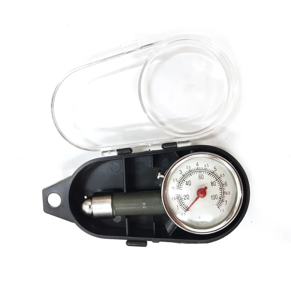 Манометр с циферблатом для автомобильных шин, двухмасштабный манометр для мотоциклов, грузовиков, мониторинг давления в шинах, манометр для автомобильных шин