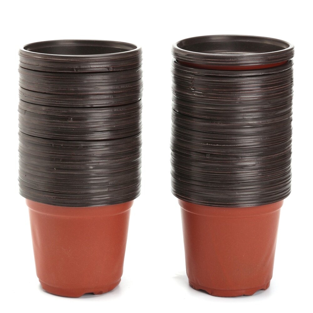 Новый инструмент 98x Пластиковые садовые горшки для рассады Цветочные терракотовые контейнеры для рассады Лопата Набор