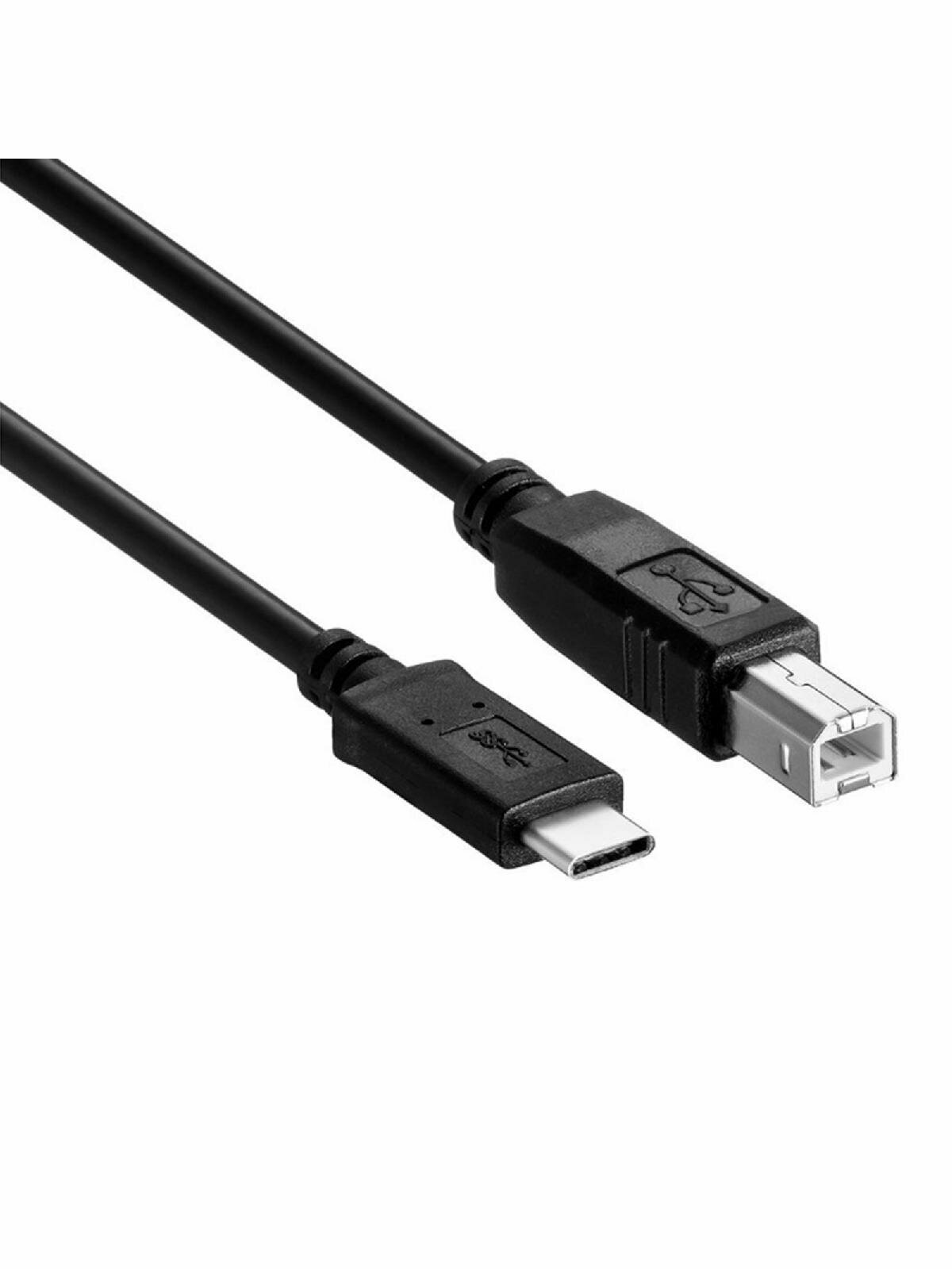 For Extra Long USB-C Type C to USB-B Type B Printer Scanner Cable USB 2.0 High Speed
