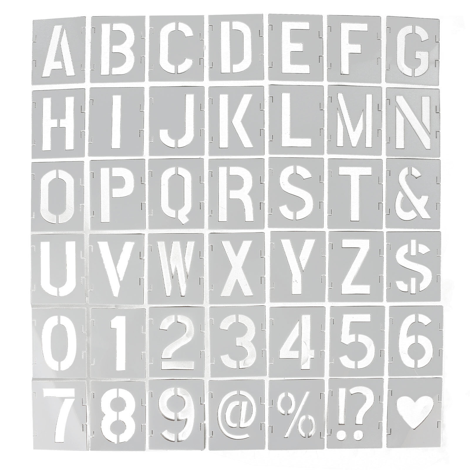 42 шт. трафаретов для аэрозольной краски, цветной рисунок, портативный шаблон алфавита для самостоятельного изготовления, для дома