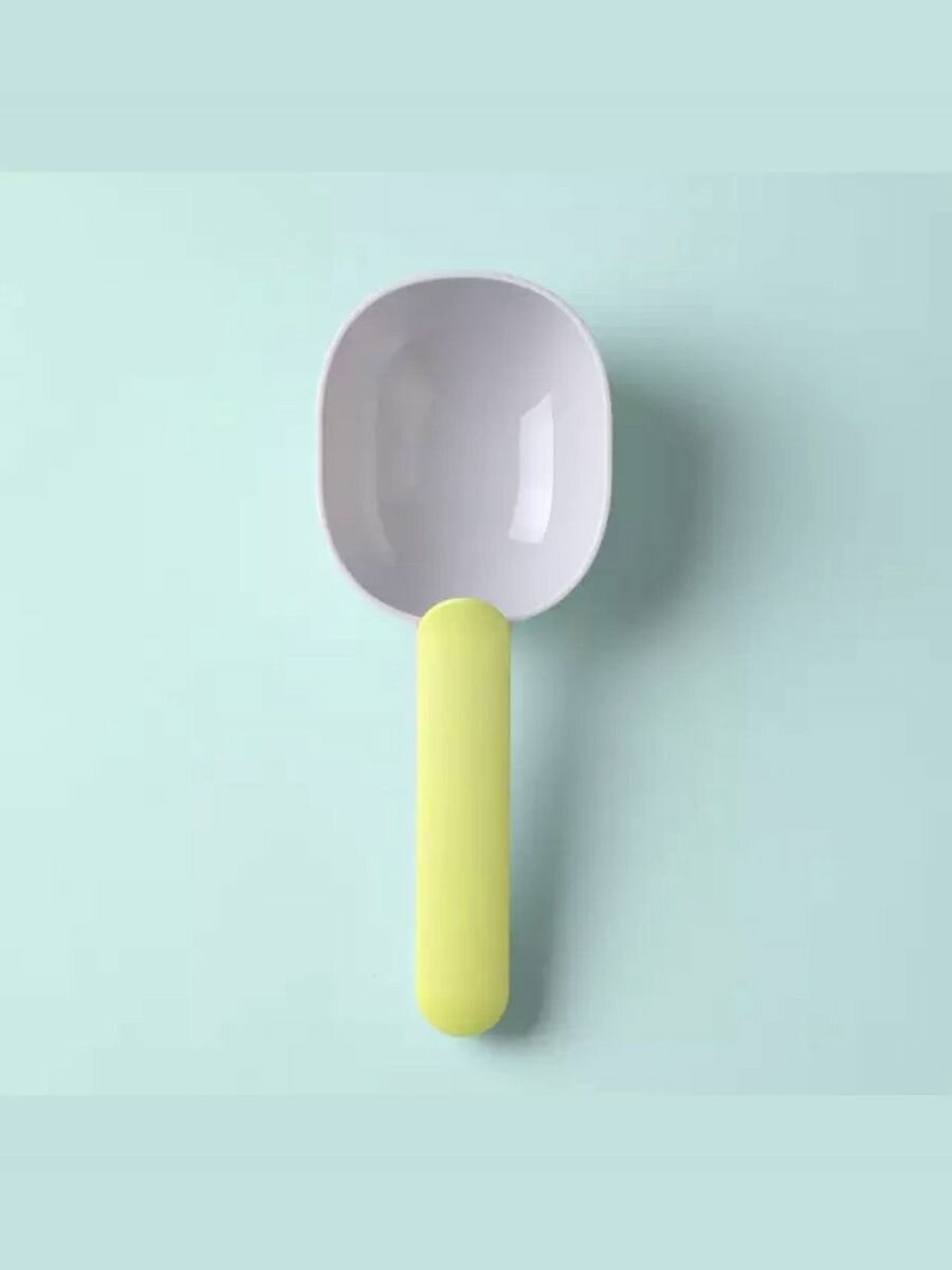 Мерная ложка для сухого и влажного корма для собак и кошек мультифункциональная, серая