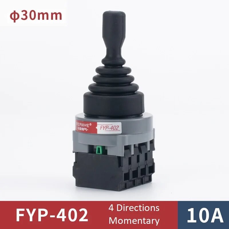 Контроллер джойстика Пружинный возврат Джойстик-переключатель Мгновенный/самоблокирующийся 4-позиционный 2-позиционный перекрестный переключатель Кулисный переключатель