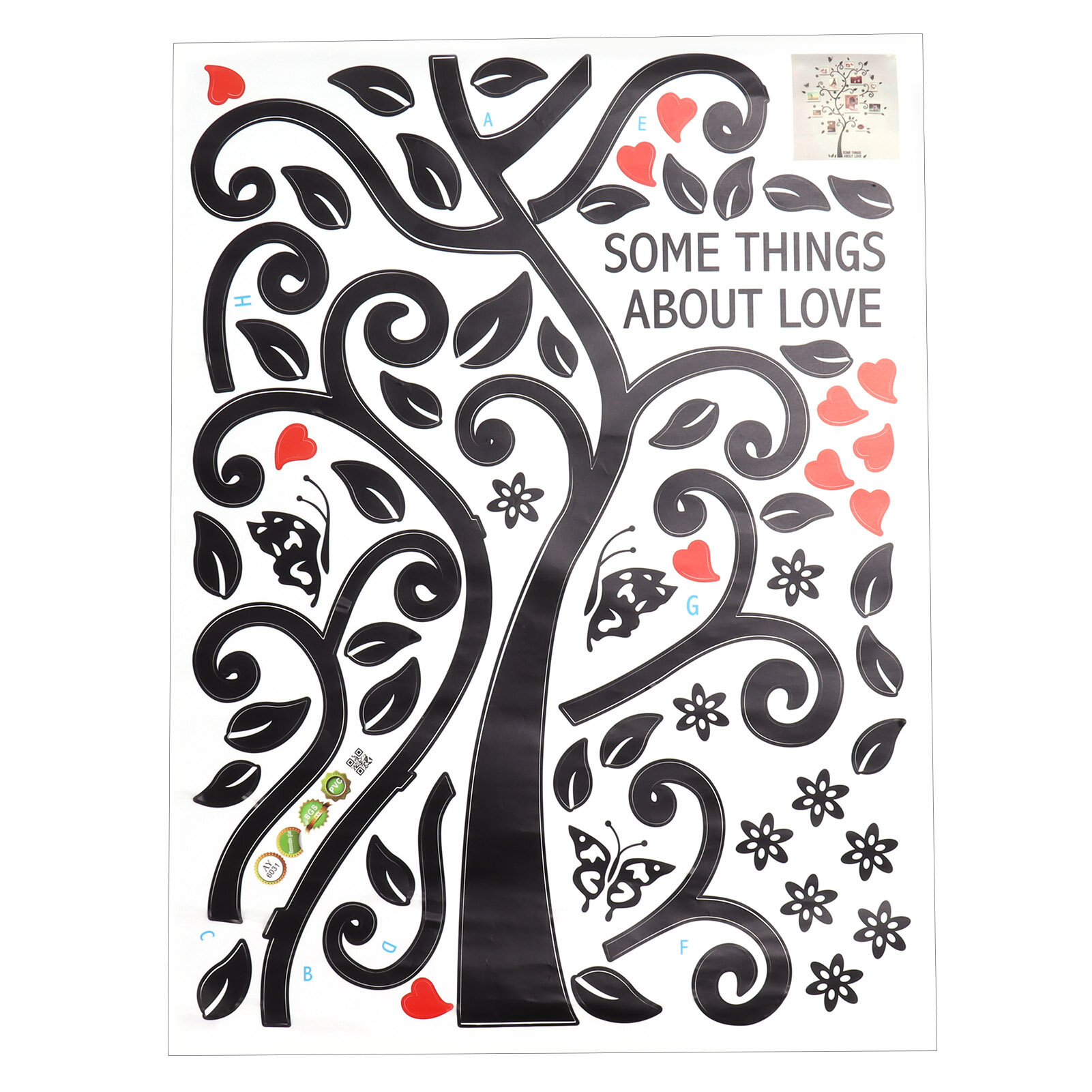 DIY Removable Photo Tree Wall Decals Stickers Art Home Decor for Bedroom Background