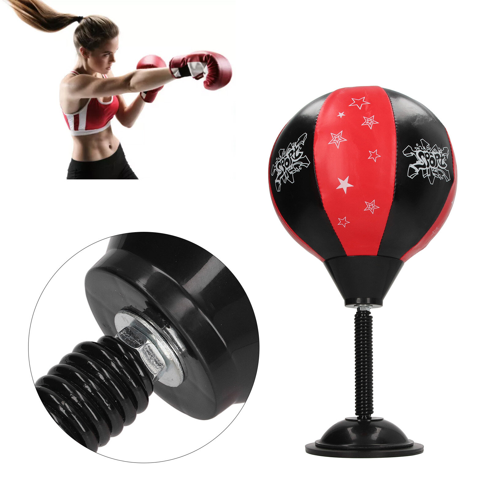 Настольная боксерская груша для снятия стресса, боксерская скоростная сумка, настольная игрушка для офисных работников, взрослых и детей