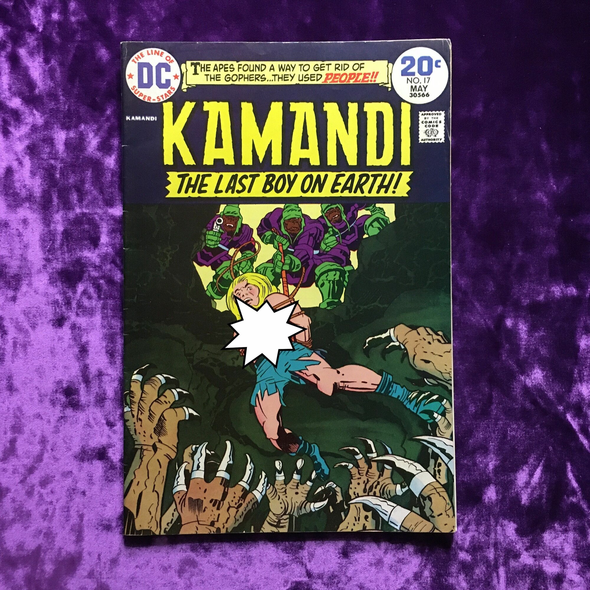 Kamandi, the Last Boy on Earth. The Human Gophers of Ohio. Vol. 3 No 17 MAY 1974. Комикс на английском языке