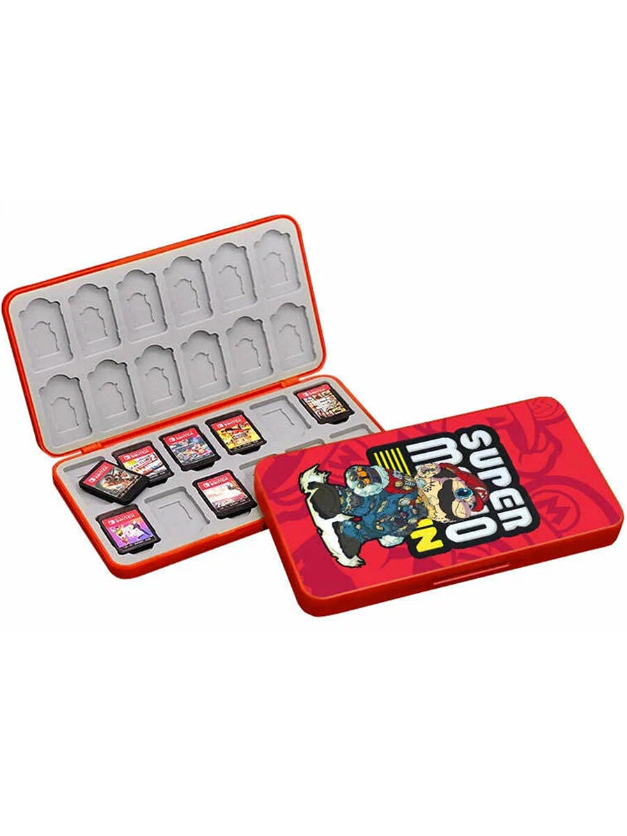 Кейс для хранения 24 картриджей Nintendo Switch Mechanical Mario