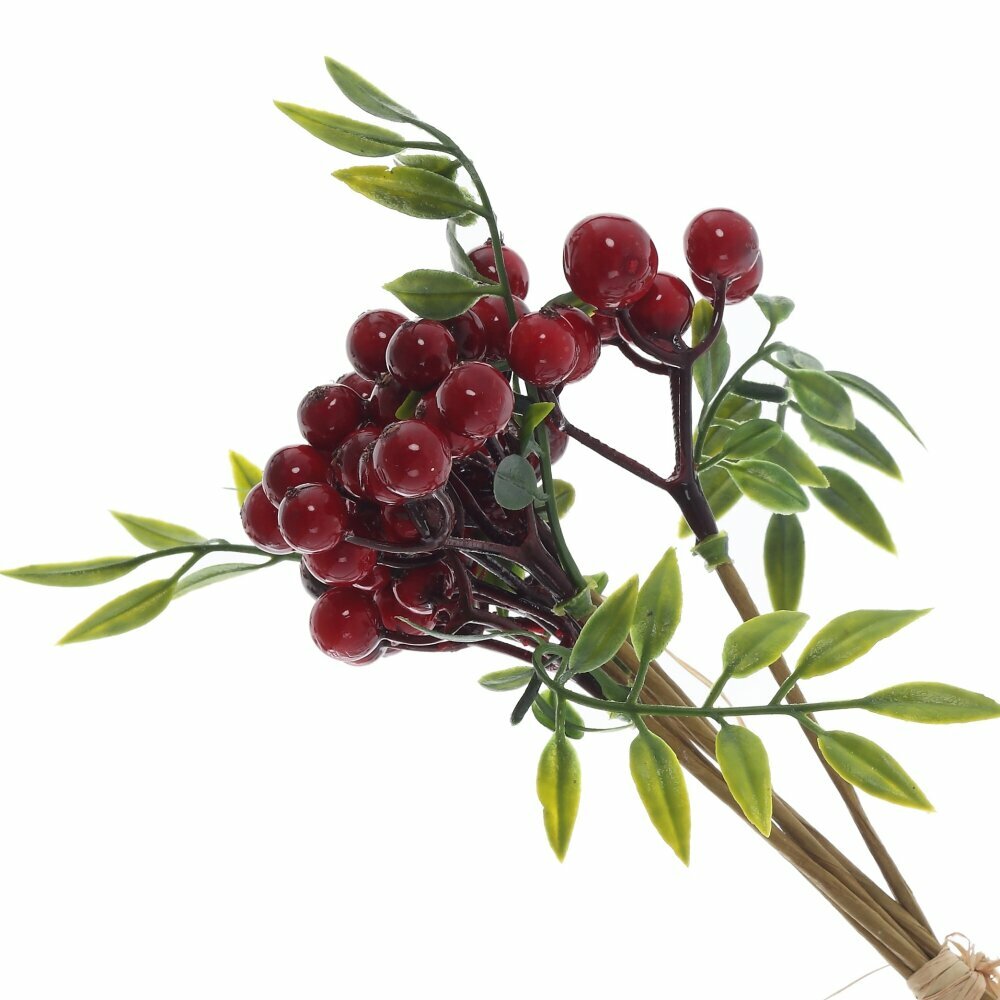 Ветки искусственные Букет Рябины, 6х6х25 см KSM-816798