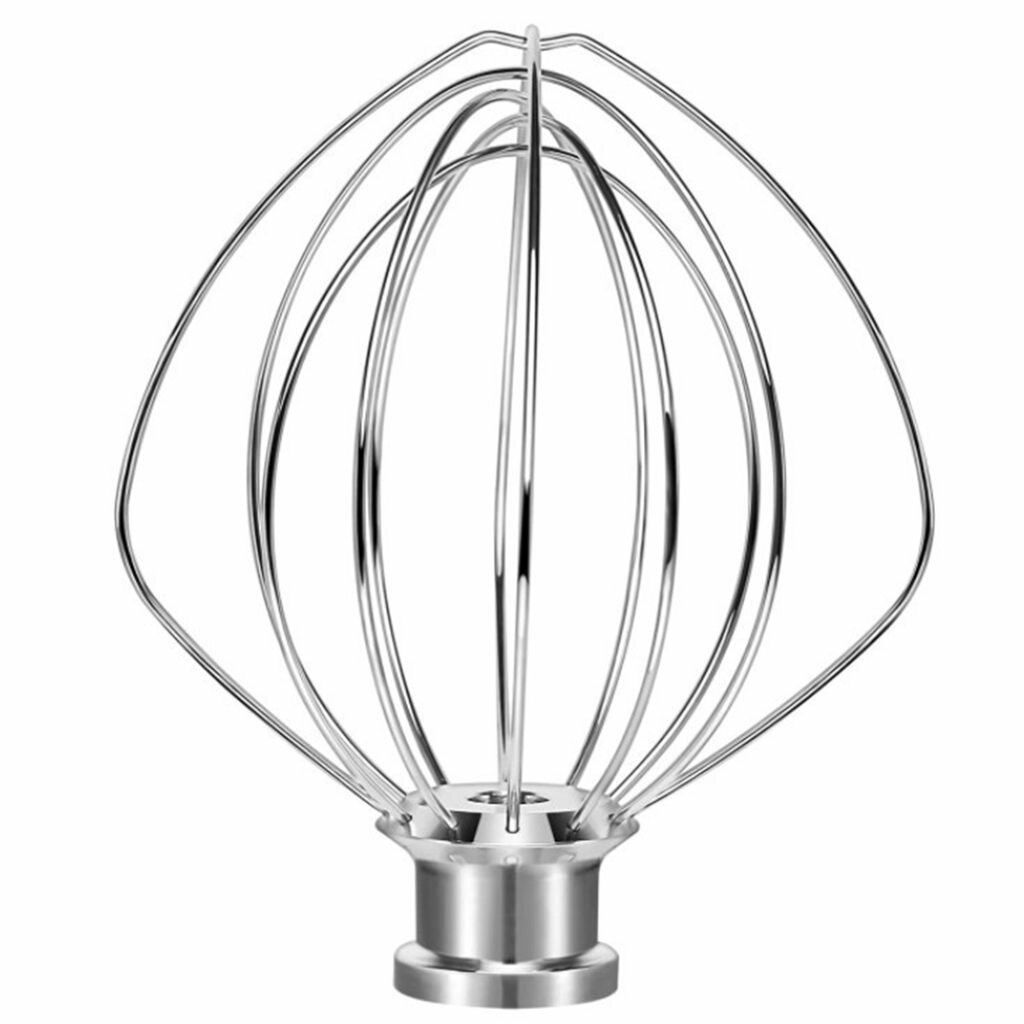 Проволочный венчик из нержавеющей стали для миксера с подставкой и чашей 4,5 кв. K45WW, 6-проводной венчик, насадка воздушных шаров, яиц