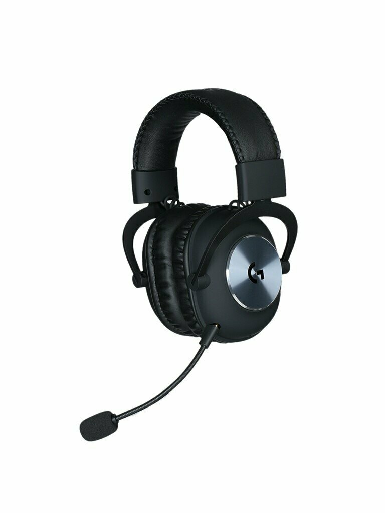 Компьютерная гарнитура проводная Logitech G PRO X, черный (981-000819)