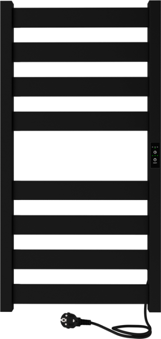 Полотенцесушитель электрический Indigo Oktava Slim 5 LСLOKS5E80-40BRRt черный муар